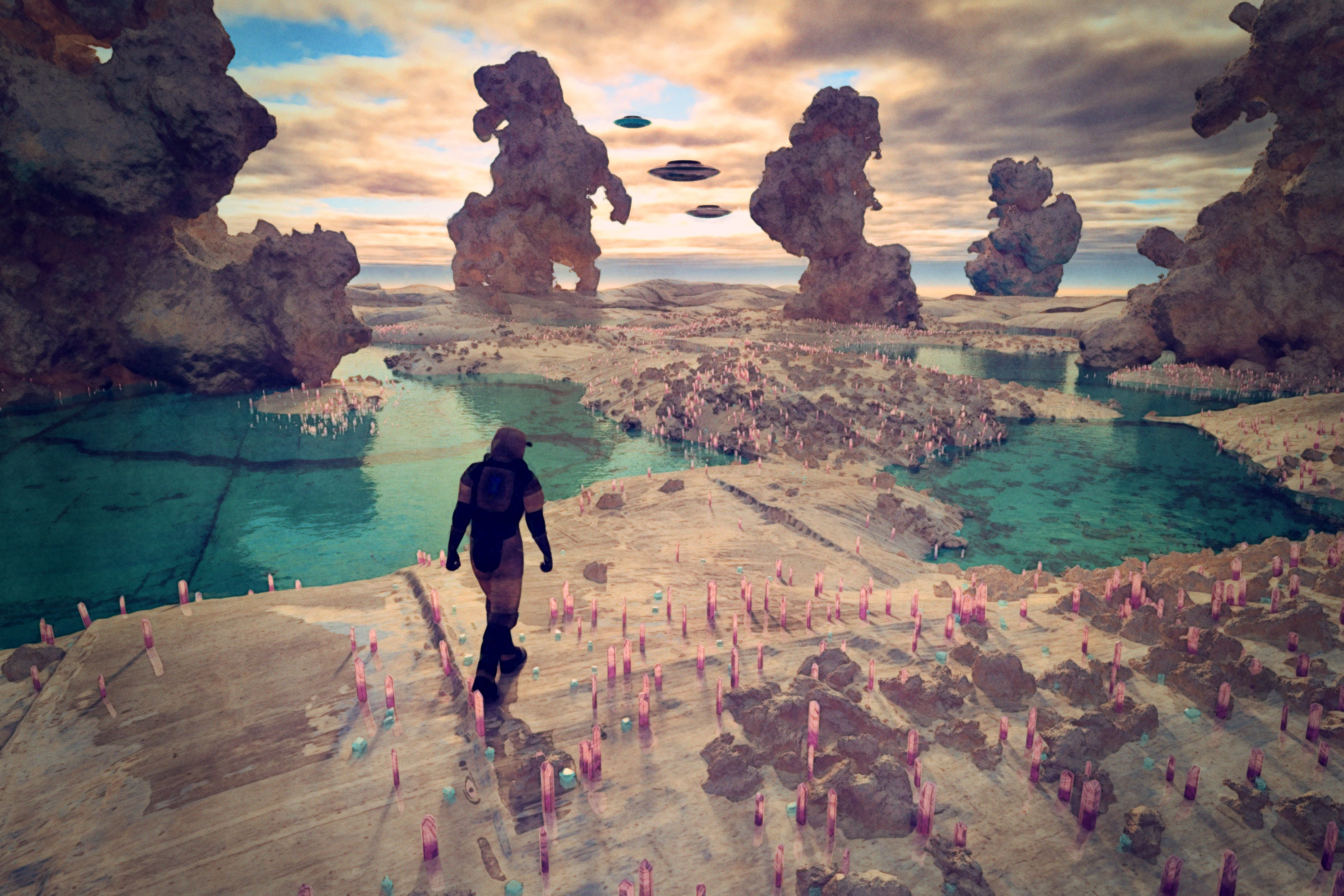 Ebern Designs Exo Planet Surface by Gremlin | Wayfair