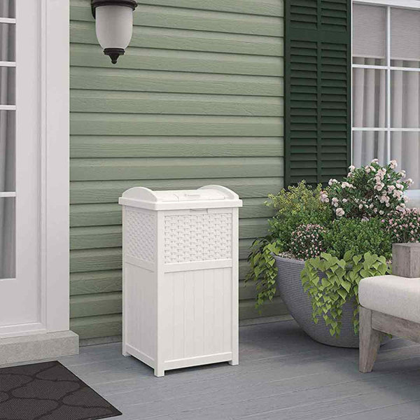 FERACT Resin Open Trash Can - 33 Gallons - Wayfair Canada