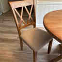 Laurel Foundry Modern Farmhouse® Ebbert Upholstered Cross Back Side ...