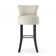 Lark Manor Geneva Upholstered Counter Stool with Solid Wood Frame ...