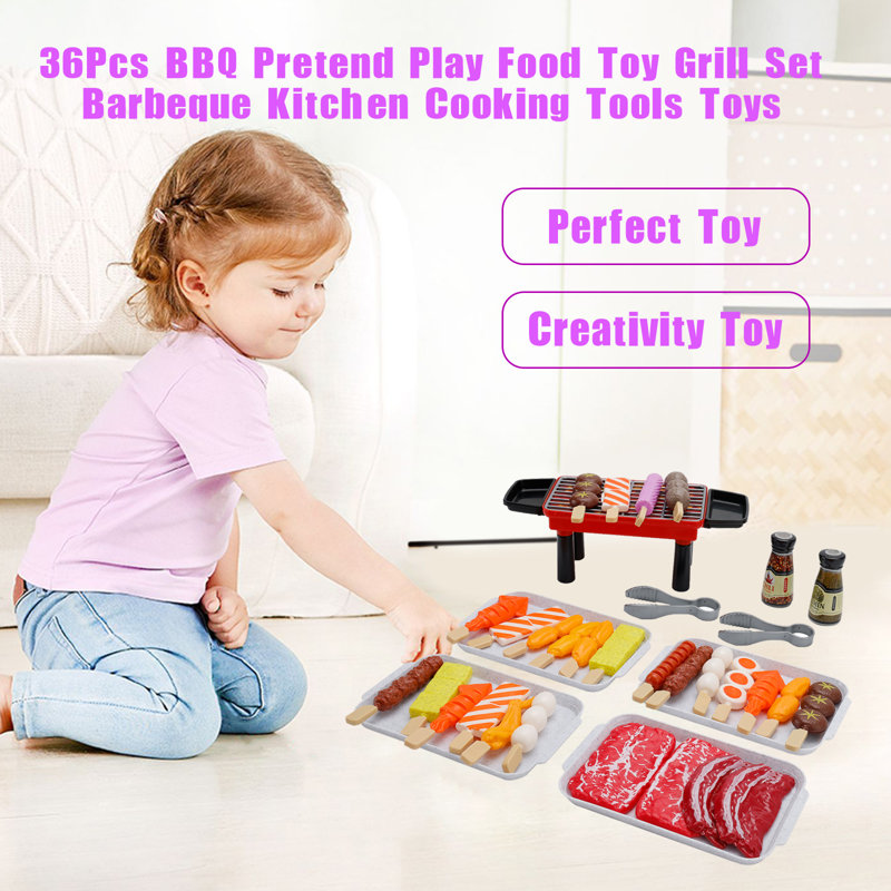 Topteng Grill Barbecue Preschool Play Food | Wayfair