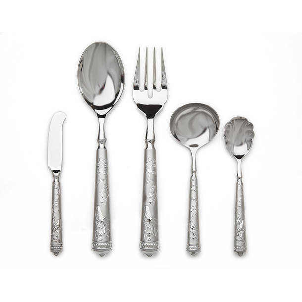 Ricci Argentieri Birds Of Paradise Stainless Steel Flatware Set ...