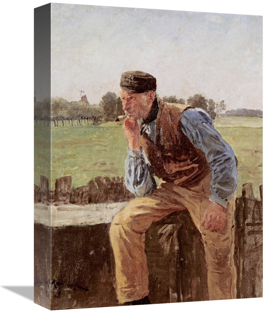 East Urban Home 'A Dutch Peasant' Print on Canvas | Wayfair