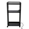TCMT 3-Tier Rolling Printer Stand Storage Rack Shelf w/ USB and Power ...