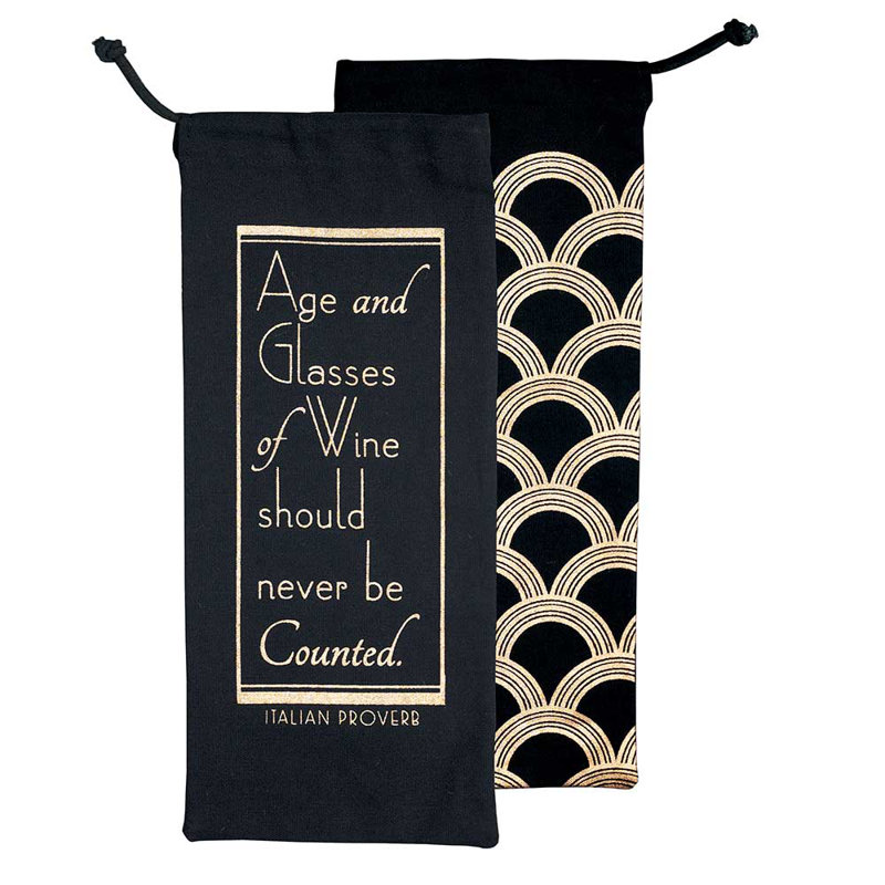 Trinx Glass Wine Sack | Wayfair