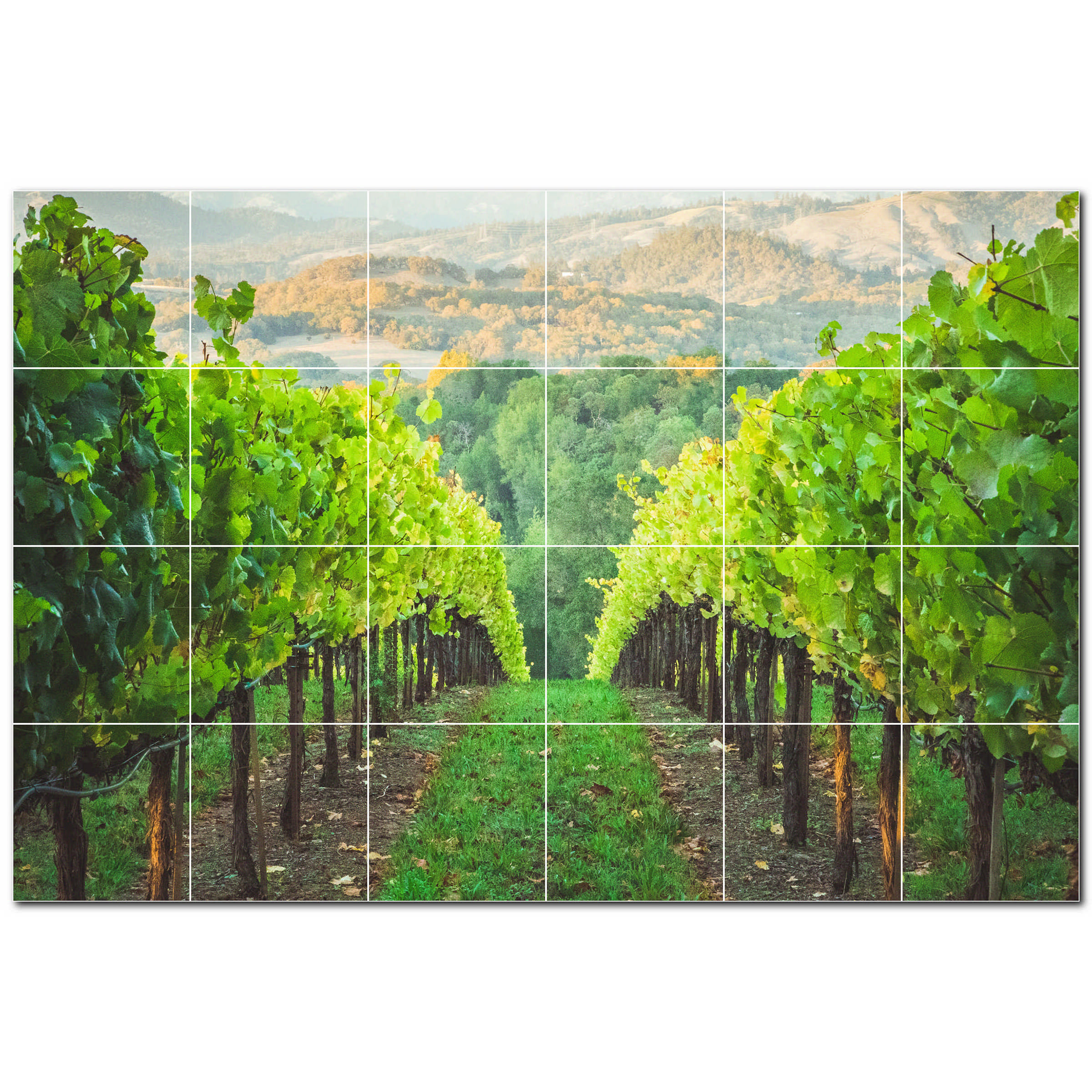 Picture-Tiles.com 30" x 24" Ceramic Farm Photo Decorative Mural Tile ...