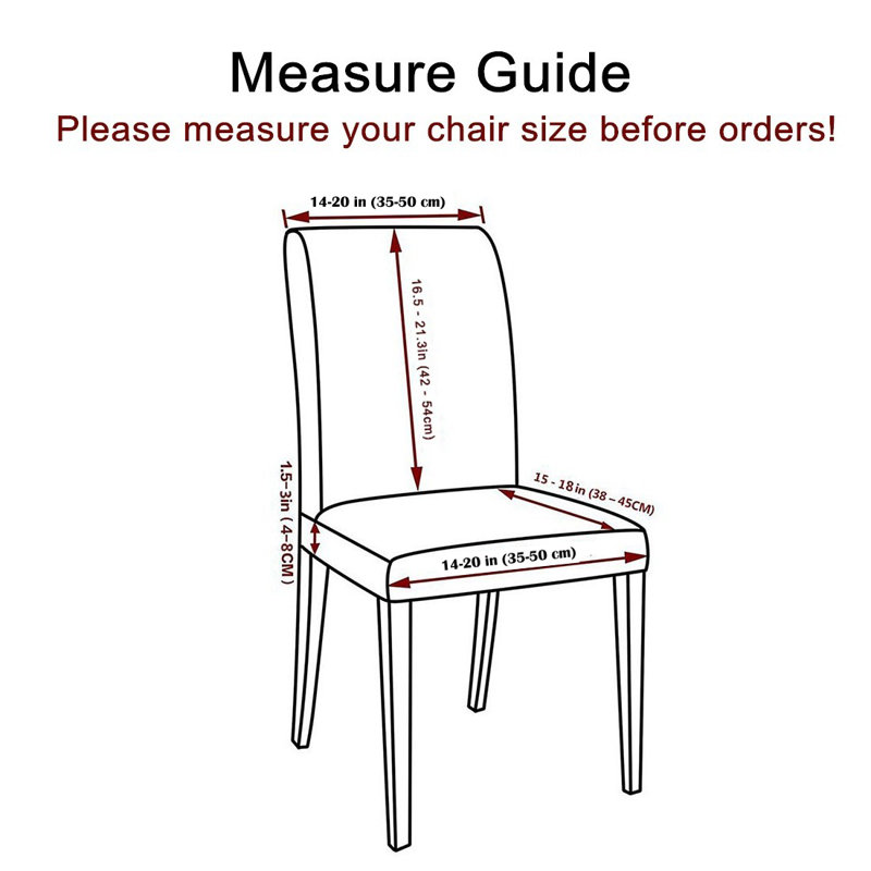 Bay Isle Home™ Box Cushion Dining Chair Slipcover | Wayfair