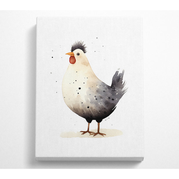 Bright Star Rooster Stare - Single Picture Frame Art Prints on Canvas ...