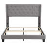 Winston Porter Noritta Queen Bed Frame With Headboard Upholstered Bed ...