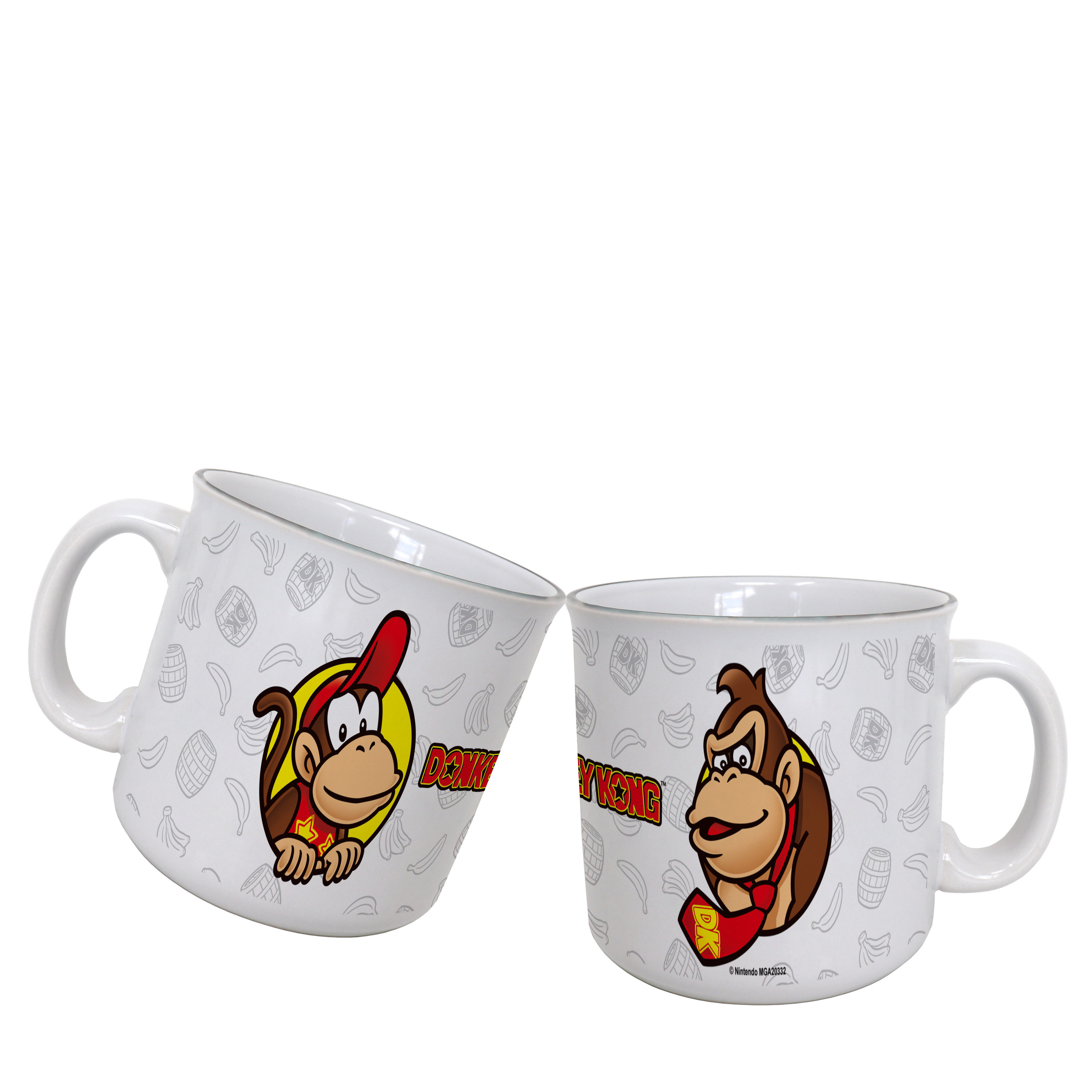 Dakota Fields Donkey Kong - DK & Diddy Faces 20oz. Camper Mug | Wayfair