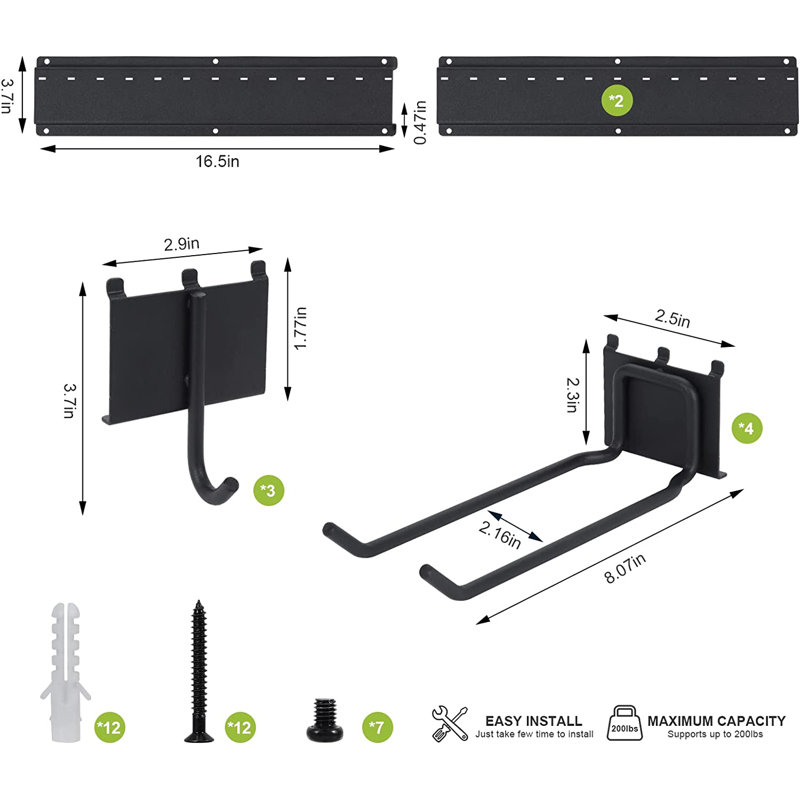WFX Utility™ Garage Tool Storage Rack & Reviews | Wayfair