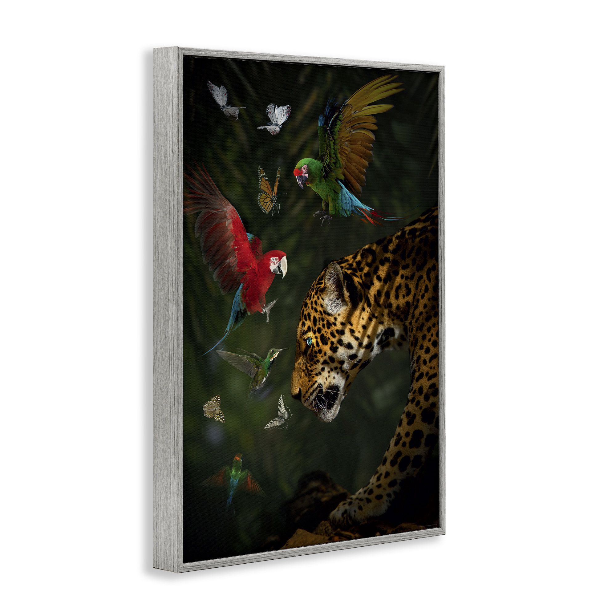 Dakota Fields Jungle Brawl Animals Giclee Art by Reinders | Wayfair