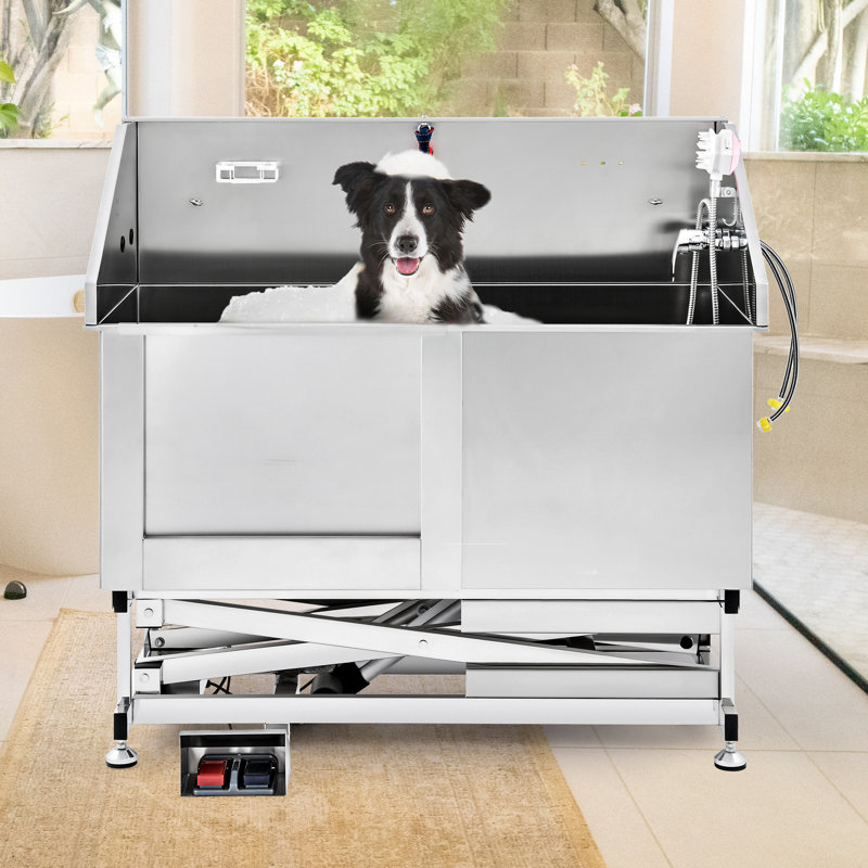 Stainless Steel Dog Grooming Bath Tub Co Z at Kathy Foley blog