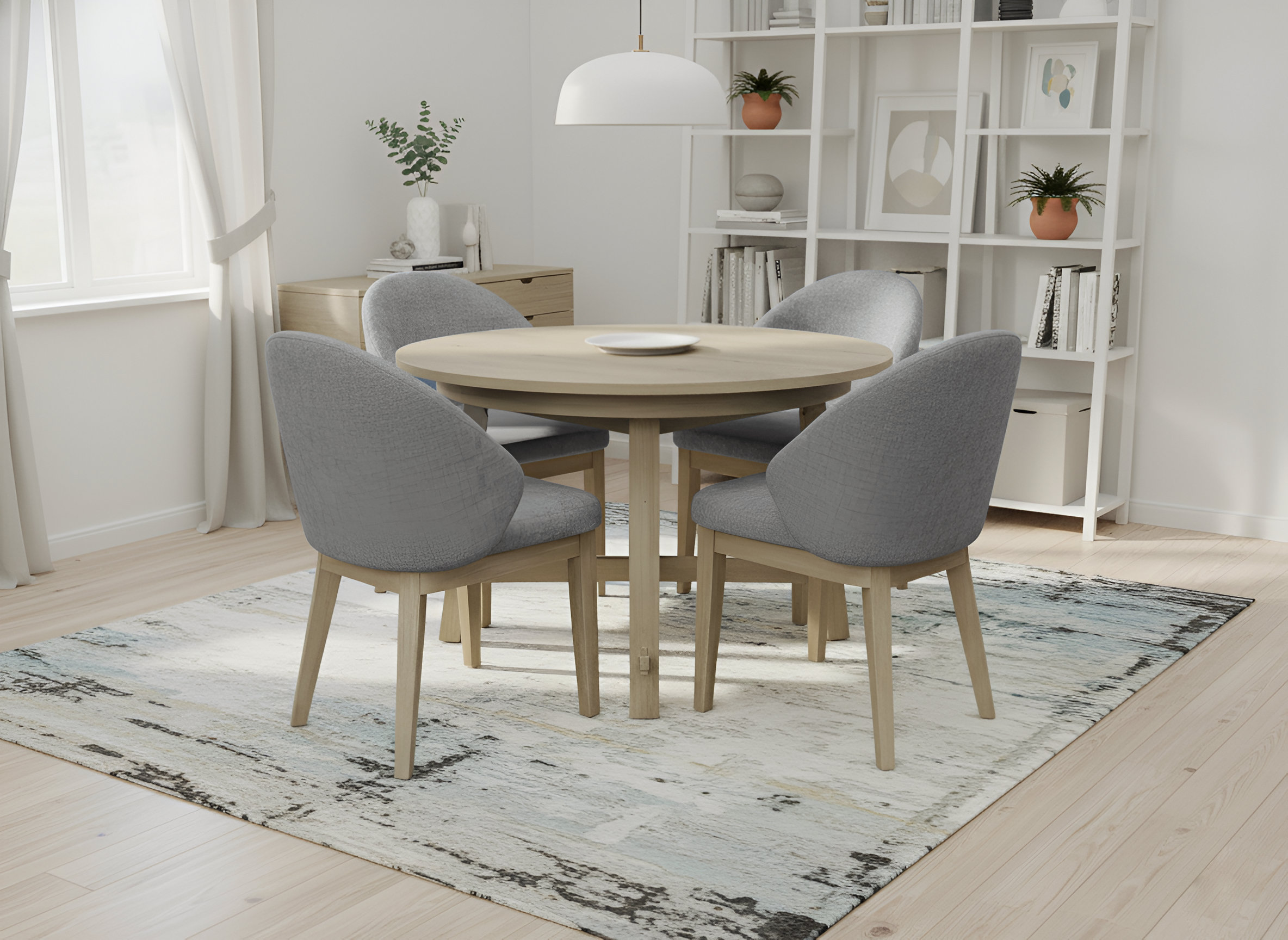 Red Barrel Studio® Stoneridge 4 - Person Extendable Dining Set | Wayfair