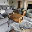 Wrought Studio Modern Rounded Rectangular Coffee Table With Shelf ...