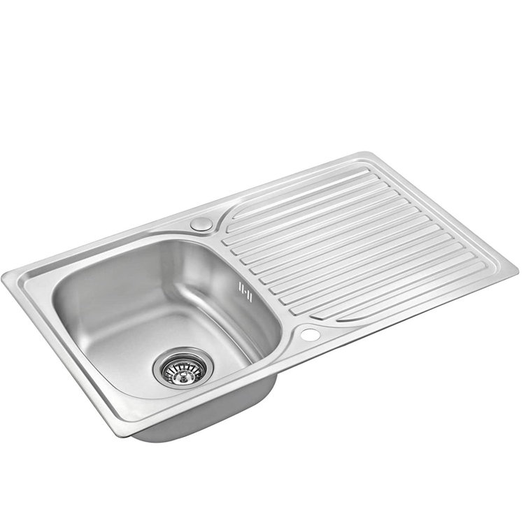Belfry Kitchen Gorham Single Bowl Inset Kitchen Sink | Wayfair.co.uk