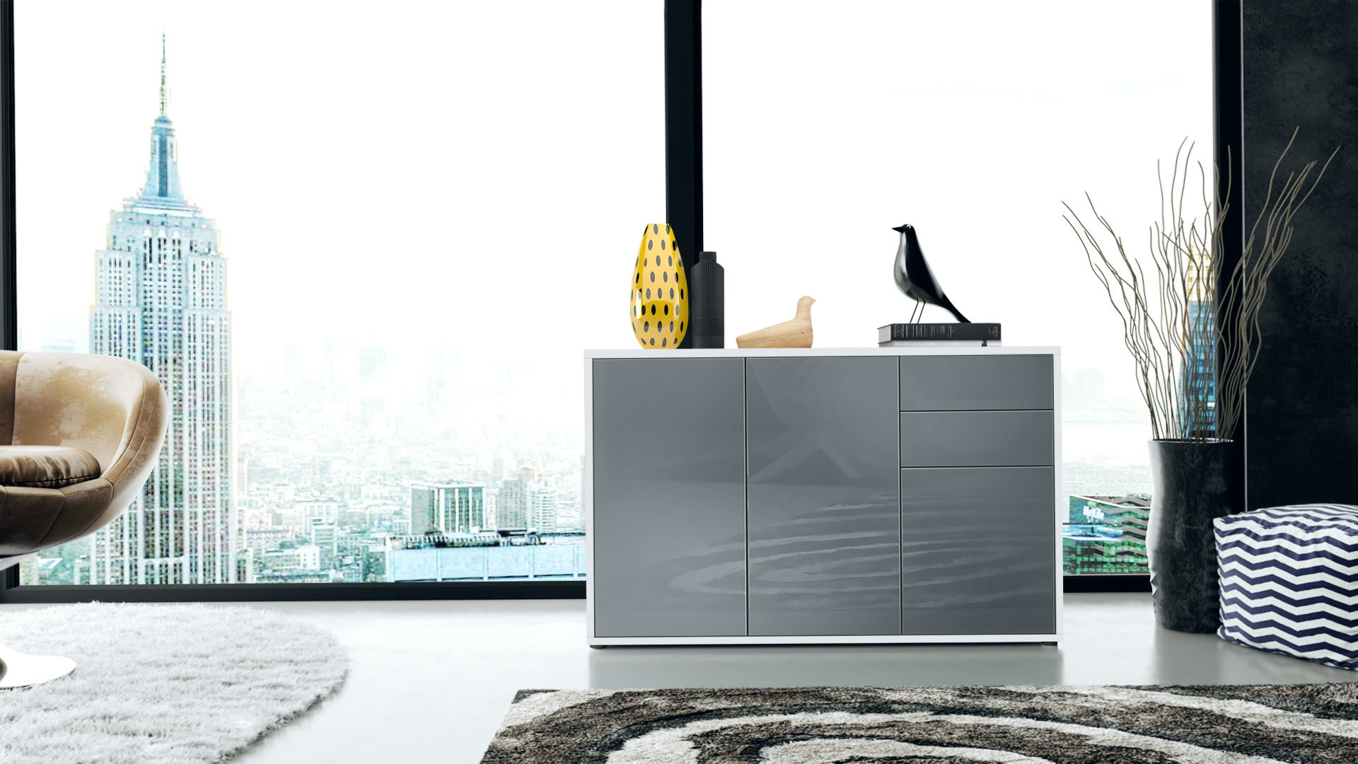 Metro Lane Mcdevitt 117cm Sideboard & Reviews | Wayfair.co.uk