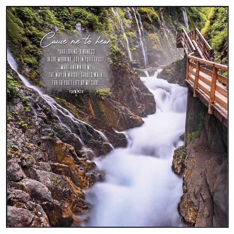 Ophelia & Co. Wall Plaque Cause Me To Hear Psalm 143:8 | Wayfair