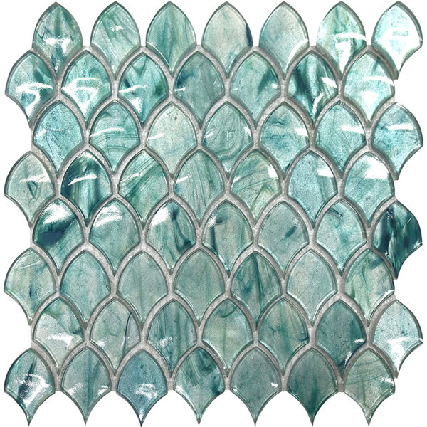 Fish Scale Floor Tiles & Wall Tiles You'll Love | Wayfair