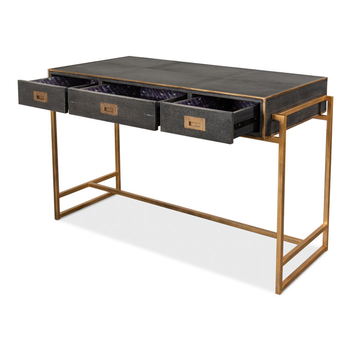 Sarreid Ltd Shagreen Writing Desk & Reviews | Perigold