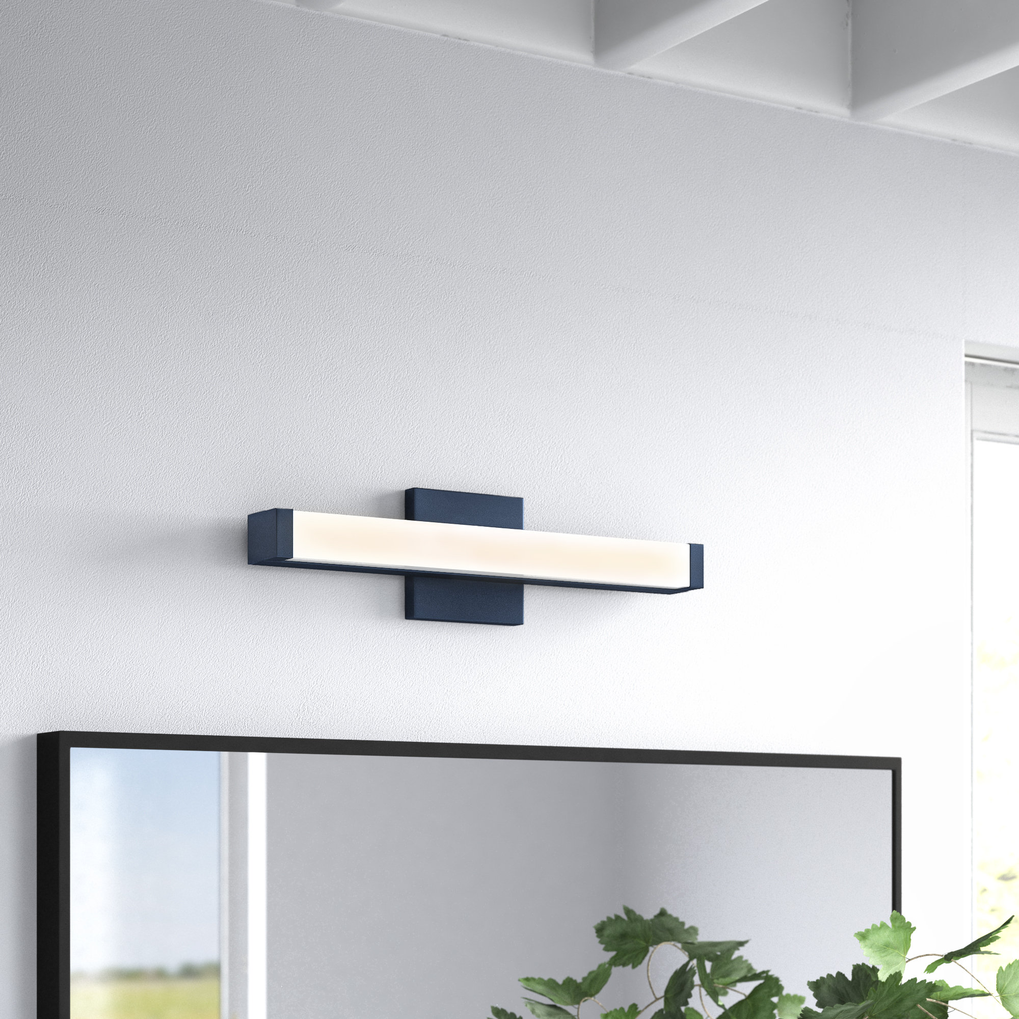 Zipcode Design™ Sydni 1 - Light Dimmable LED Black Bath Bar & Reviews ...