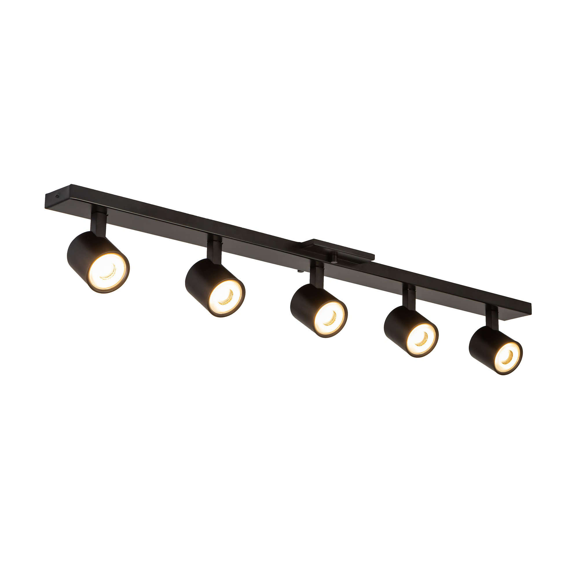 Kuzco Lighting Arnold 5-Head Black LED Track Lights | Wayfair
