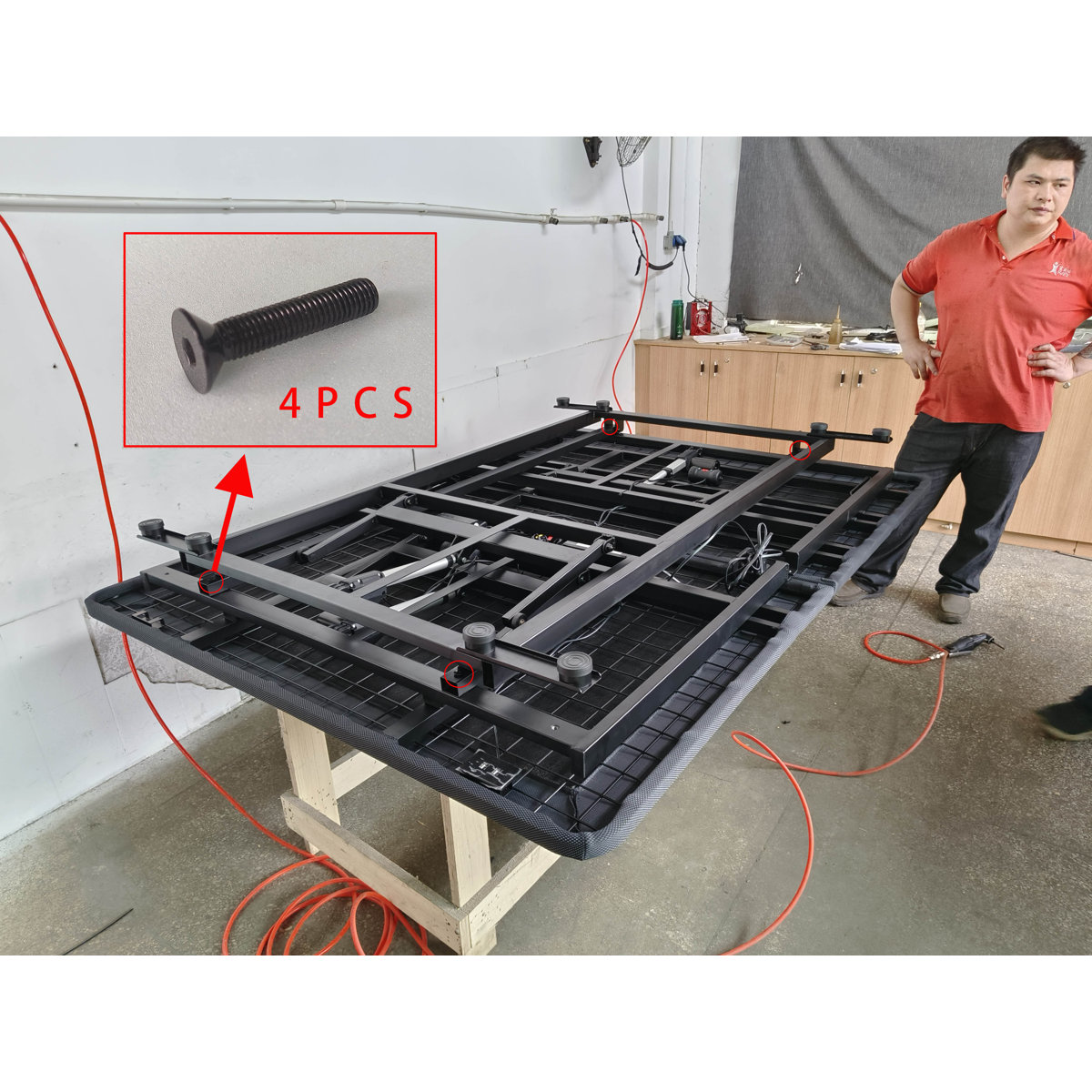 Boyd Sleep Full Body Incline Adjustable Bed Frame, Side Sleeper Zero ...