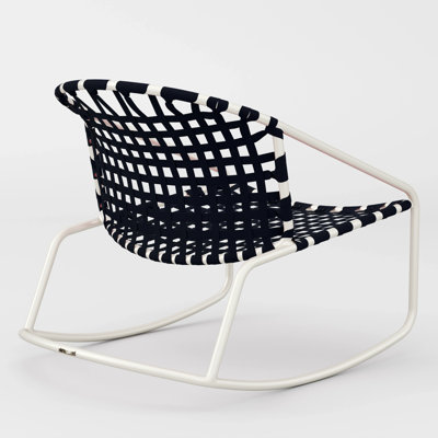 Brown Jordan Kantan II Powder Coated Aluminum Outdoor Rocker Chair ...