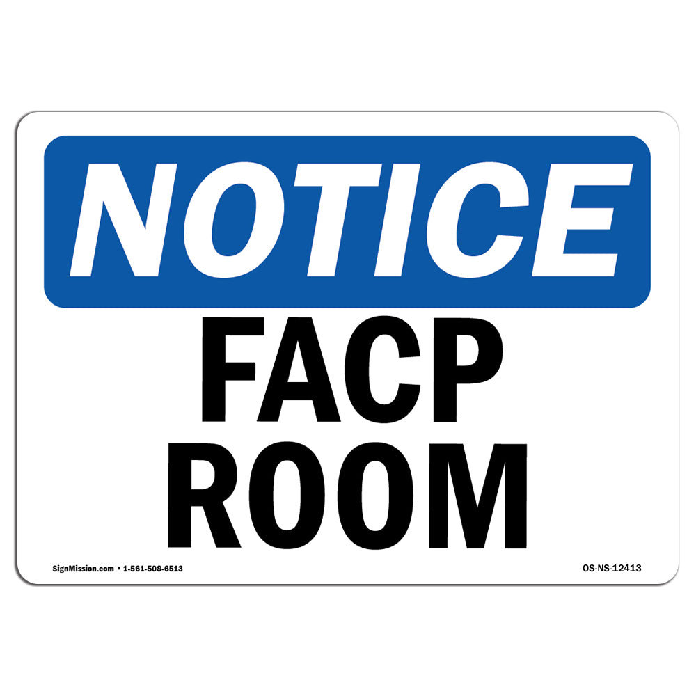 SignMission FACP Room Sign | Wayfair