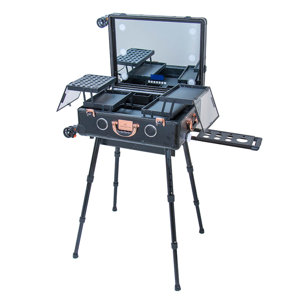 Williston Forge Jaion Slaycase Pro Lux Travel Train Case with 360 ...