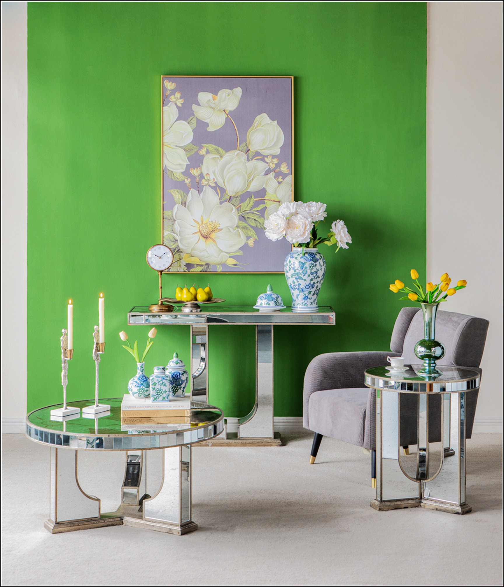 Everly Quinn Exquisite Rectangular Console Table With Artistic Design ...