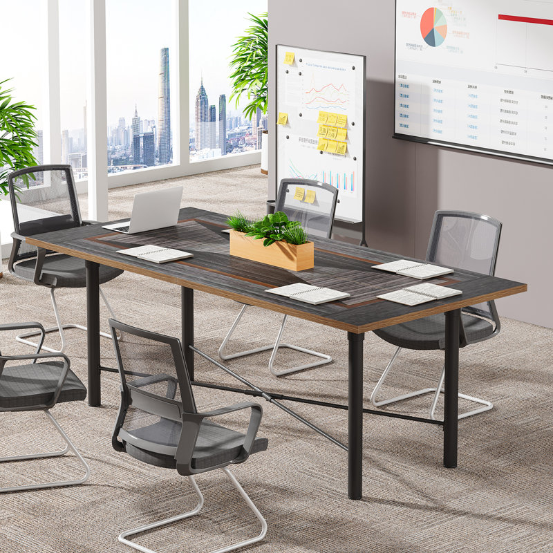 17 Stories Conference Table, Rectangle Meeting Table | Wayfair