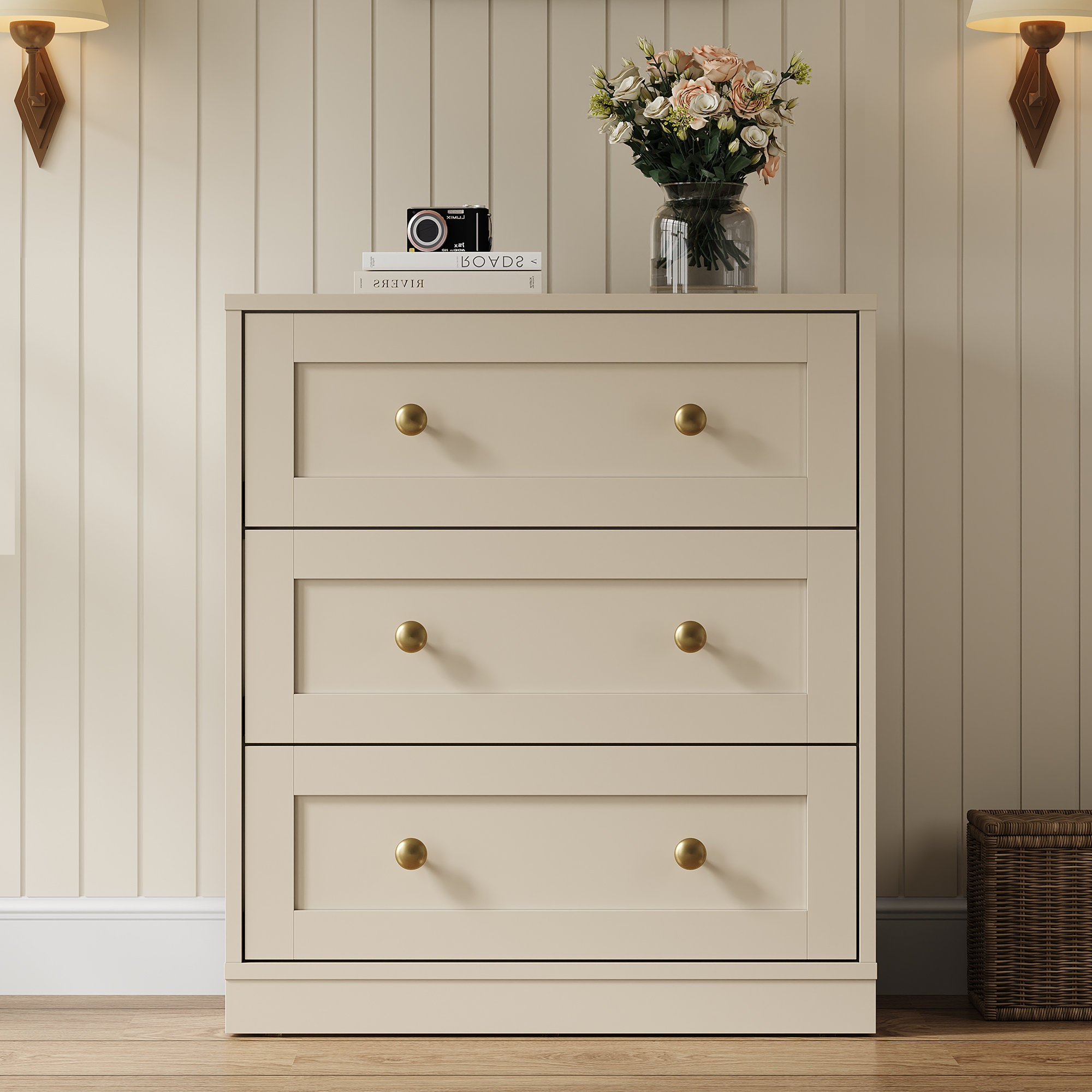 Blue Elephant 3 Drawer 60cm W Chest | Wayfair.co.uk