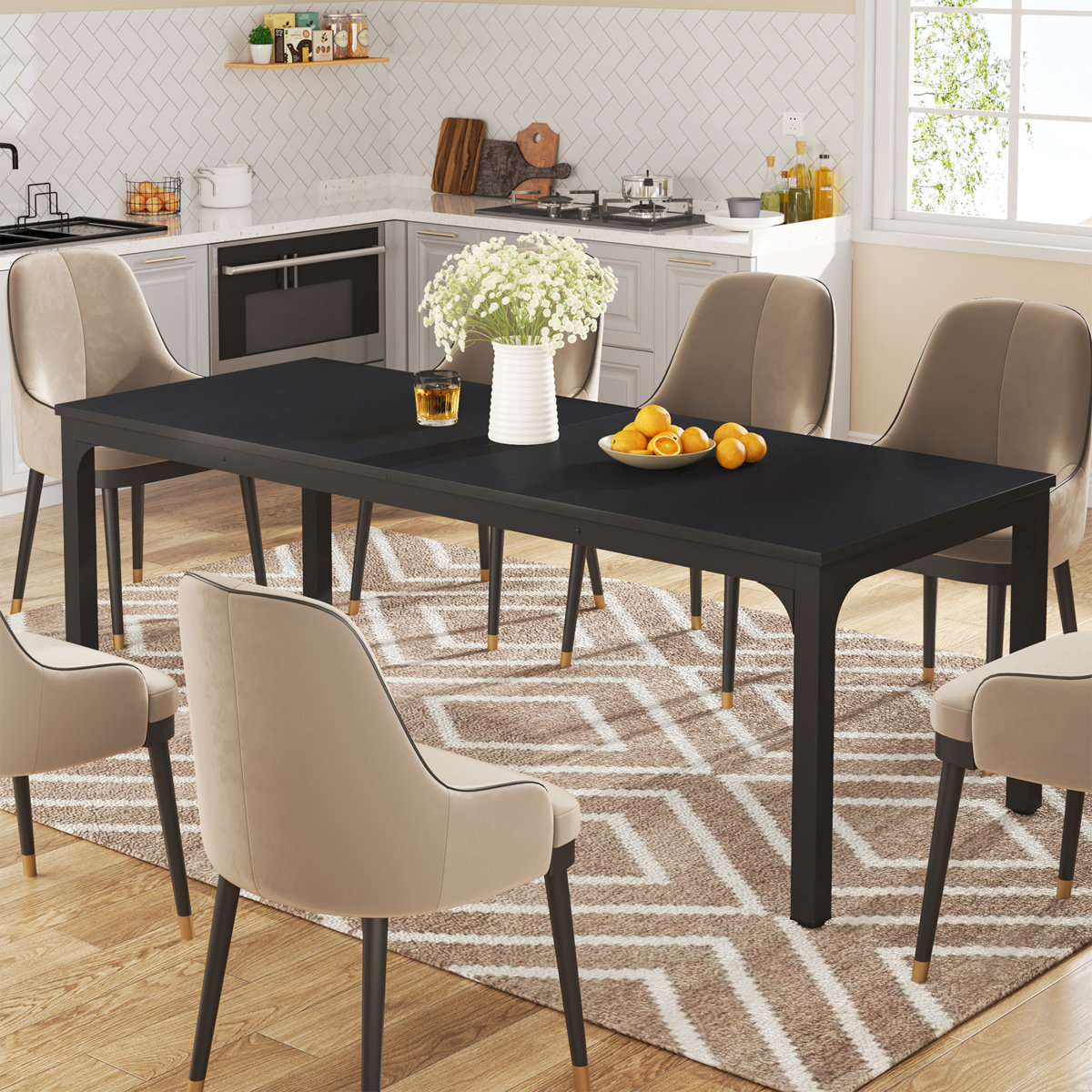 17 Stories Lamekia Dining Table & Reviews | Wayfair