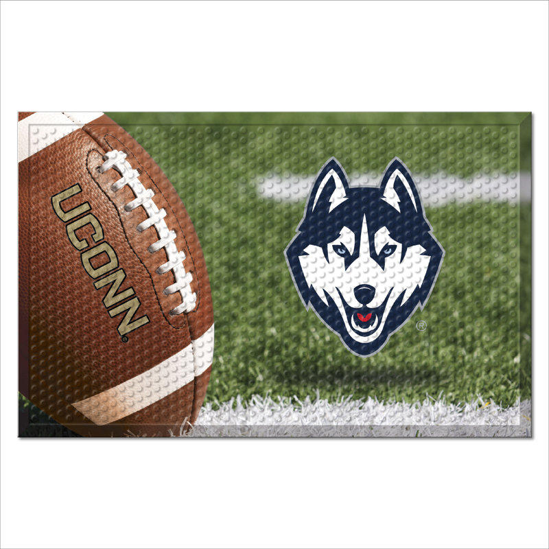FANMATS UConn_Uconn Huskies Rubber Scraper Door Mat | Wayfair