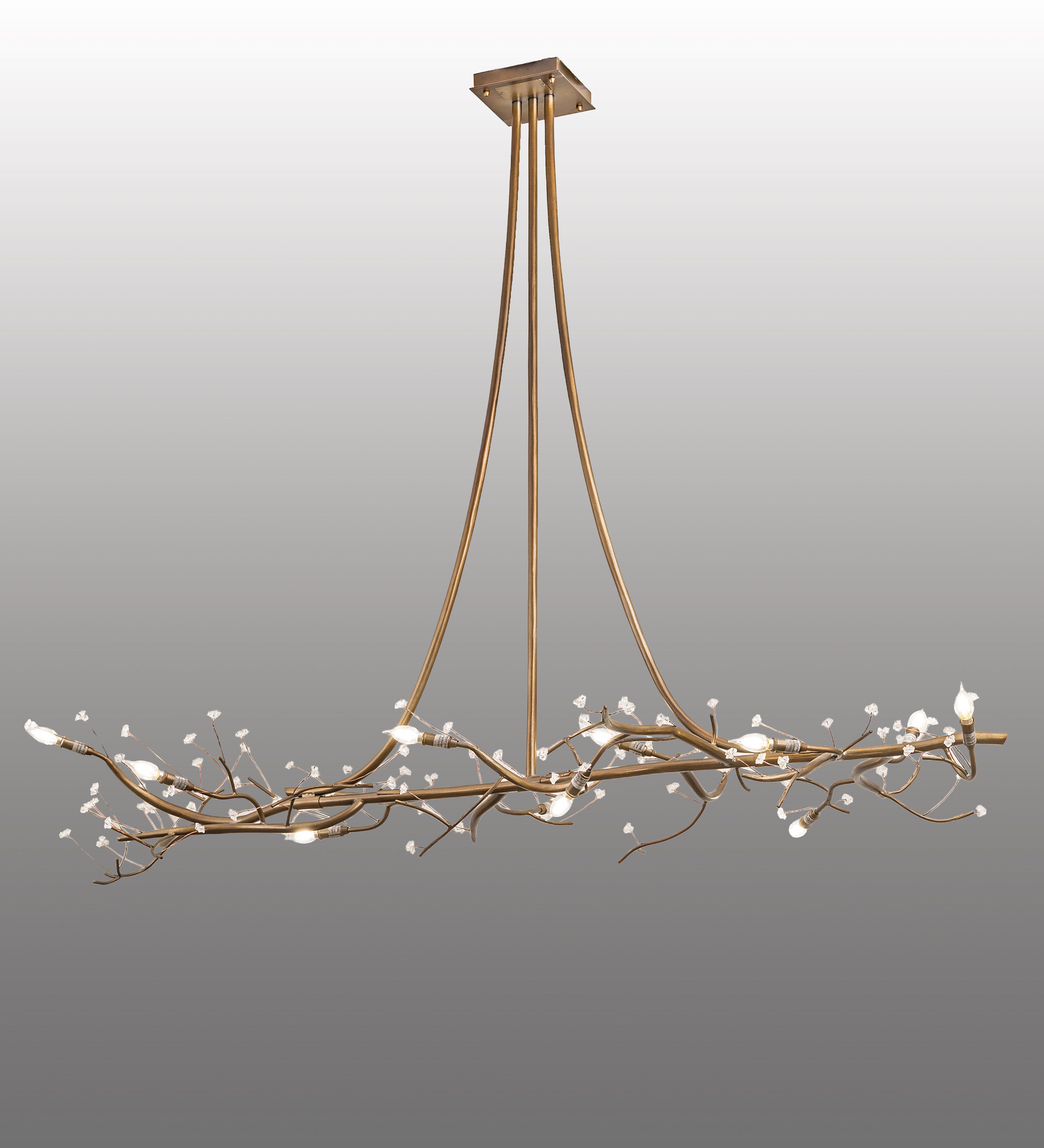 2nd Ave Lighting 12 - Light Unique Modern Linear Chandelier | Wayfair