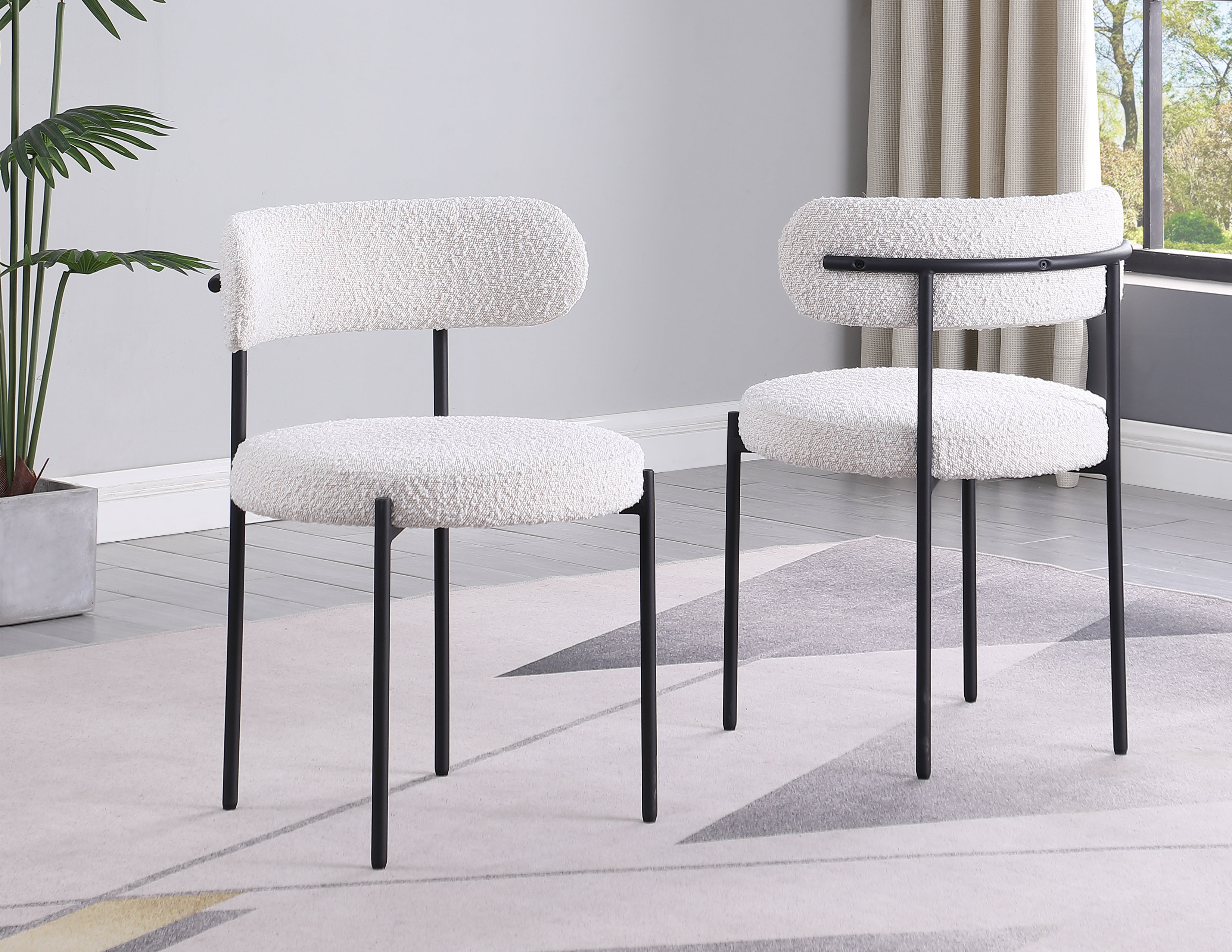Wade Logan® Azianna Boucle Side Chair & Reviews | Wayfair