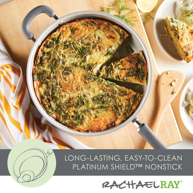 Rachael Ray Create Delicious Nonstick Deep Frying Pan / Skillet, 12.5 ...