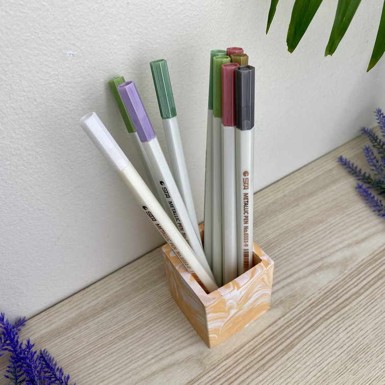 Metro Lane Neomi Square Pen Pot | Wayfair.co.uk