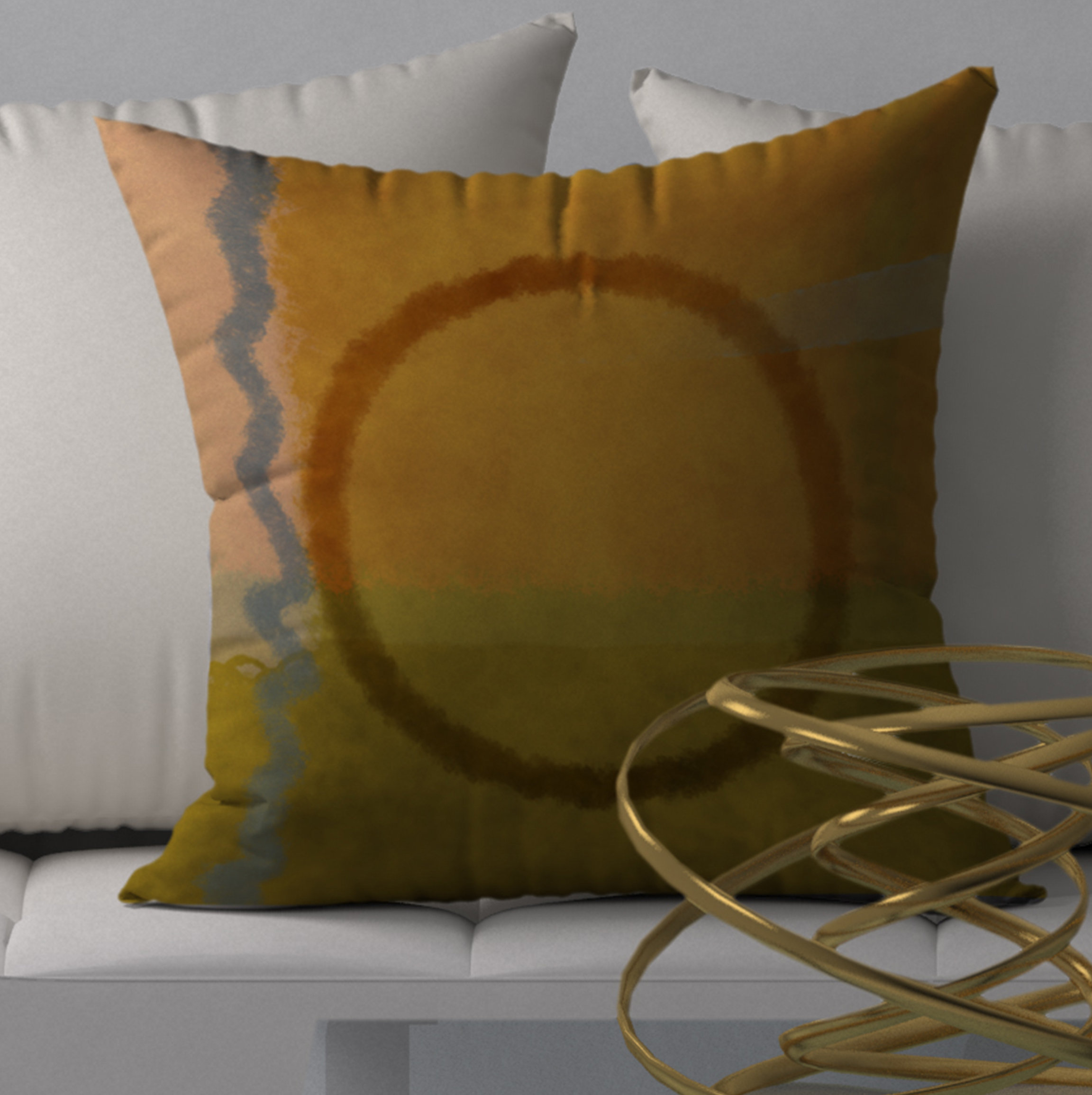 LeRoi Products Glitter Tingle Square Pillow Cover & Insert | Wayfair