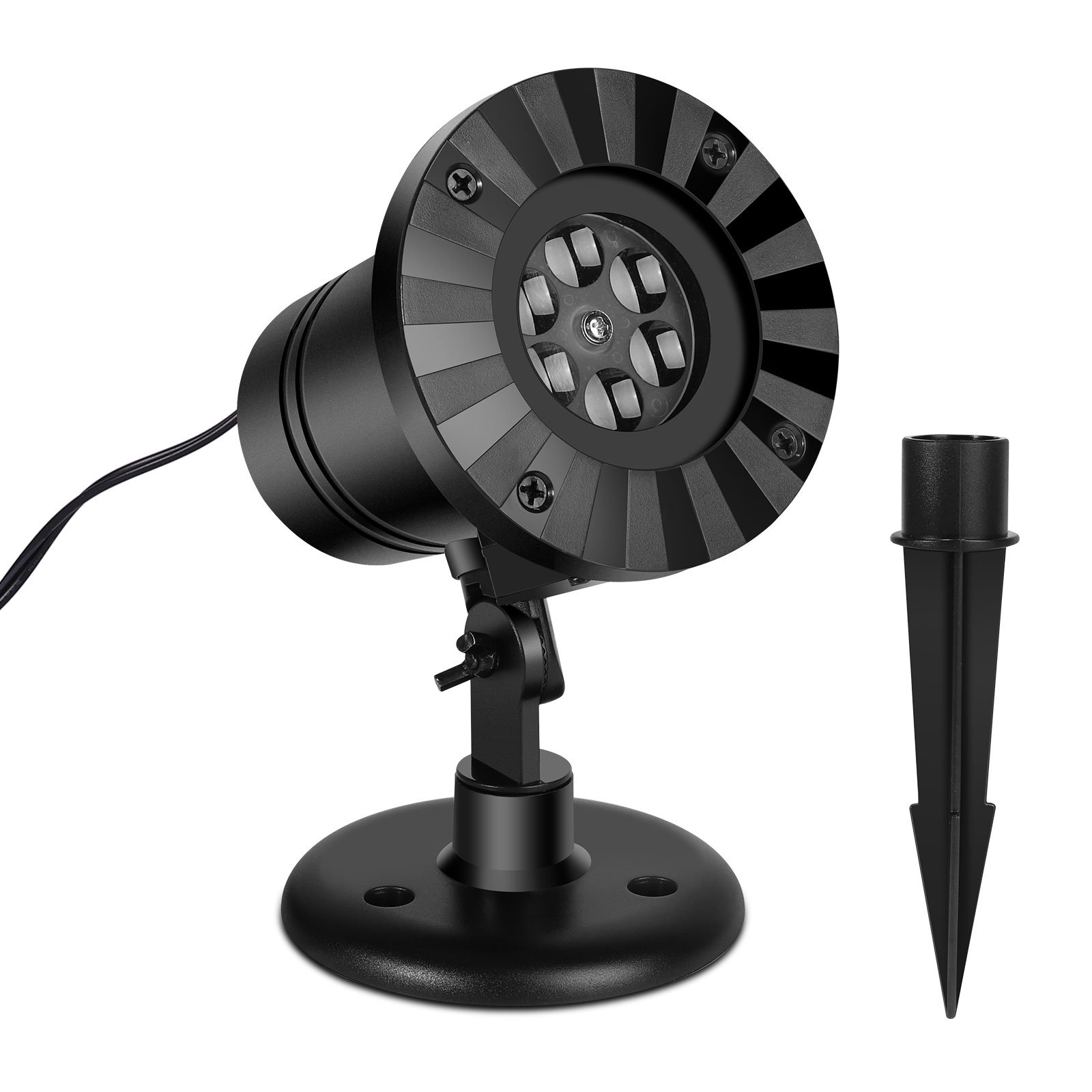 The Holiday Aisle® Snowfall Christmas Led Light Laser Projector, Indoor ...