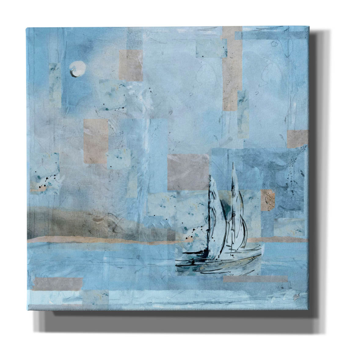 Breakwater Bay 'Sailboat No. 1' by Marta Wiley Canvas Wall Art | Wayfair