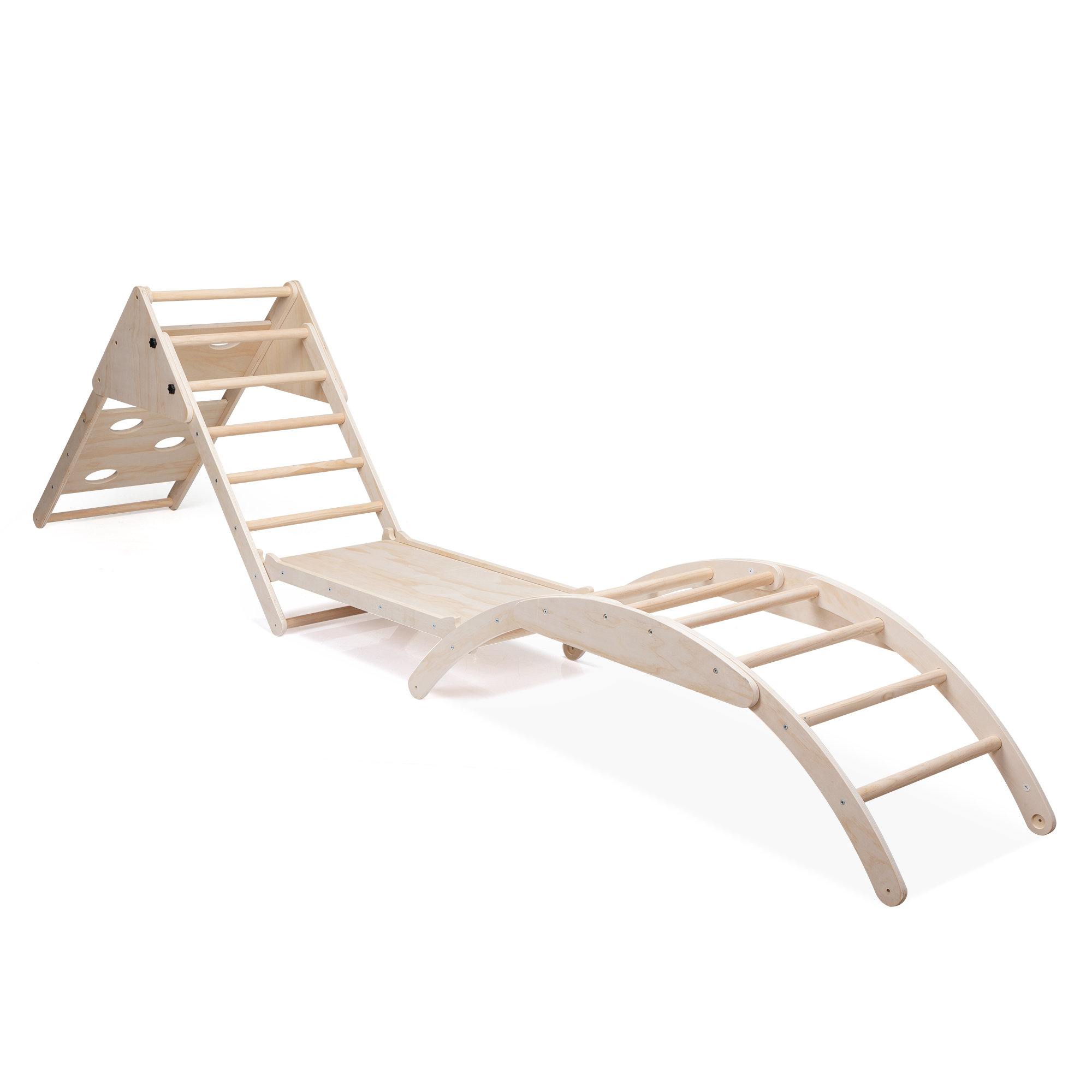 Nyeekoy Toddler 55.51'' W Indoor Wood Climber & Reviews - Wayfair Canada