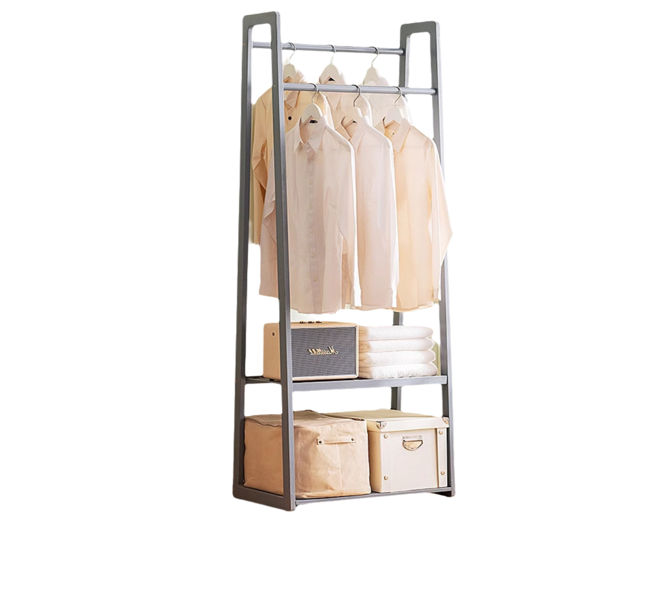 George Oliver Cloak Rack Bedroom Vertical Simple Hanging Racks ...