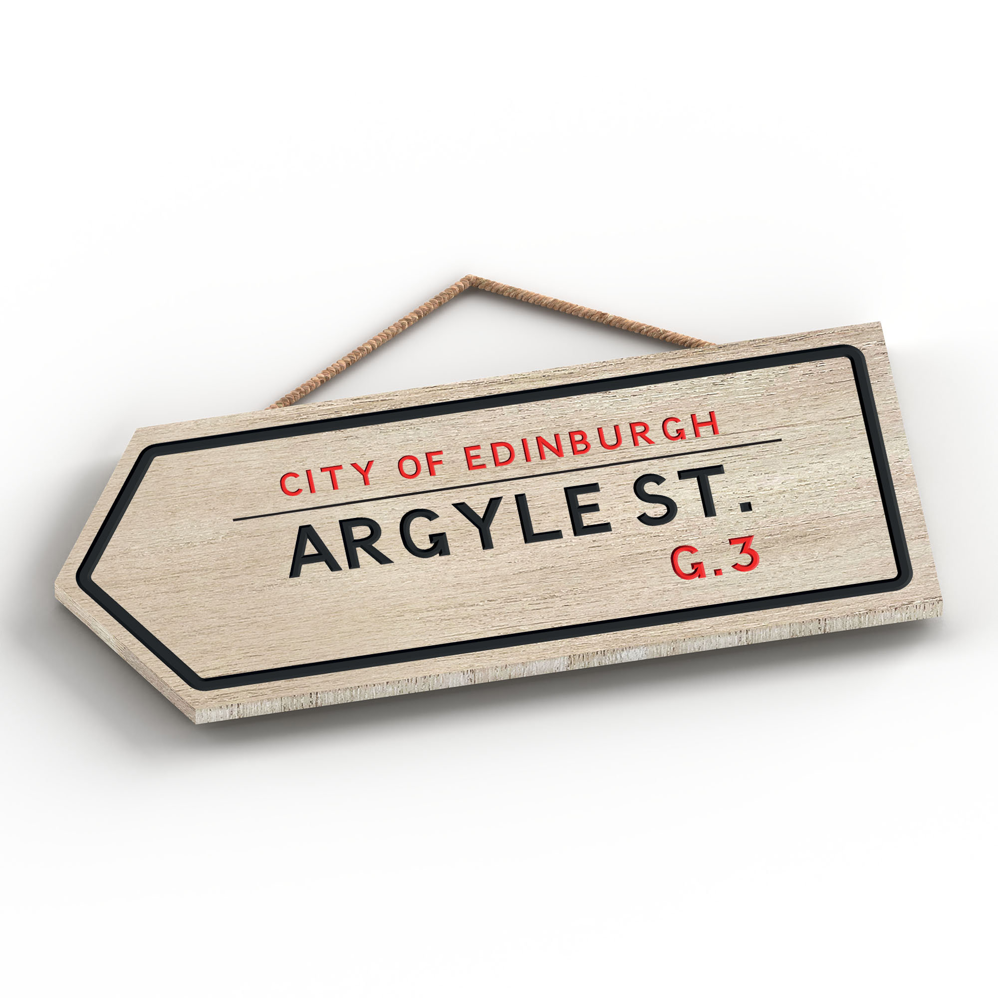 Happy Larry Road Sign Argyle St Glas Wall Décor | Wayfair.co.uk