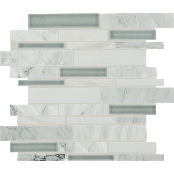 Daltile Raine Natural Stone Random Linear Mosaic Wall Tile (10 PC Per ...