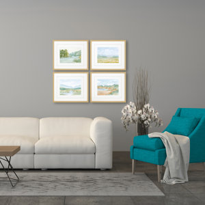 Winston Porter Watercolour Framed On Paper 4 Pieces by Harper Print ...