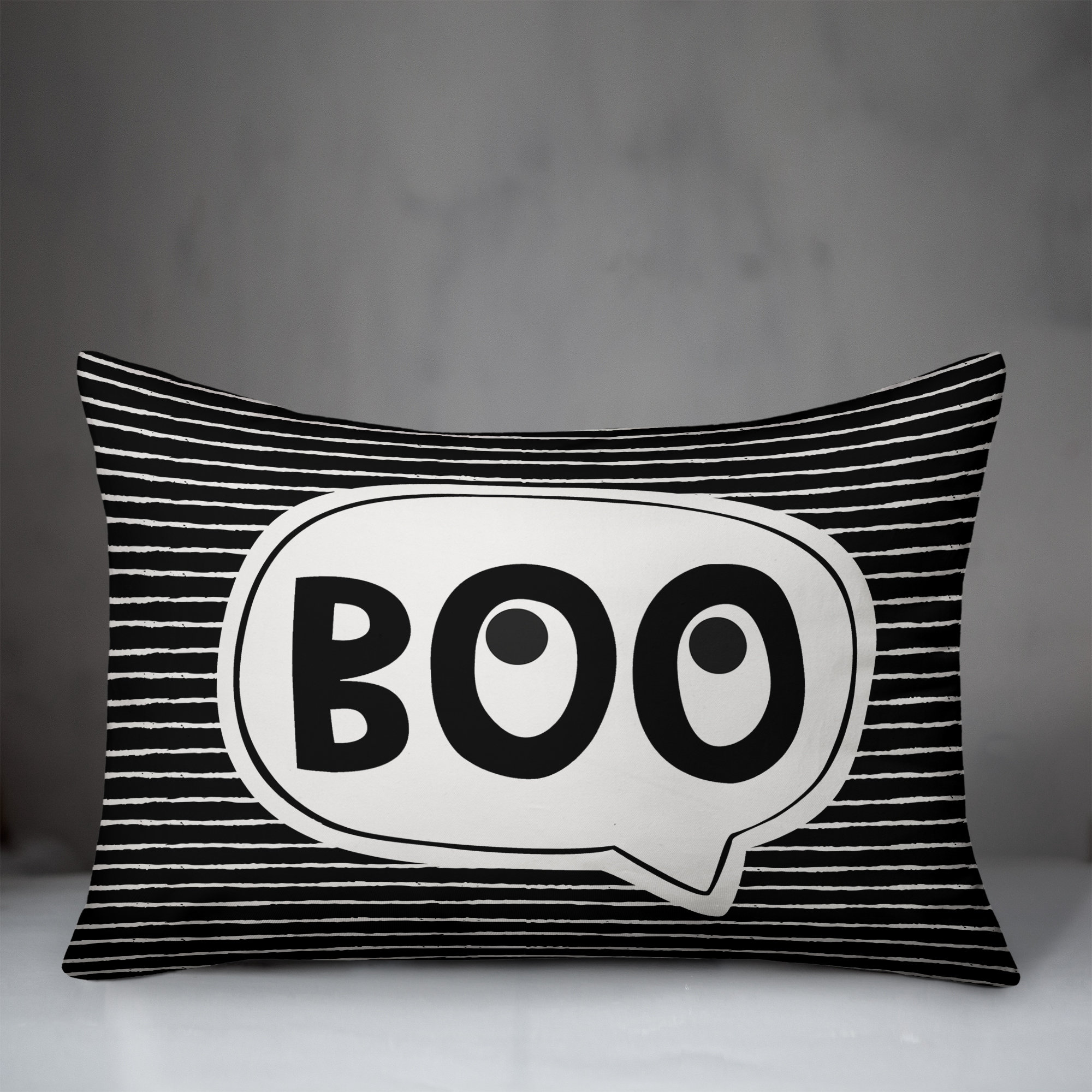 Designs Direct Creative Group Boo Eyes Lumbar Pillow | Wayfair