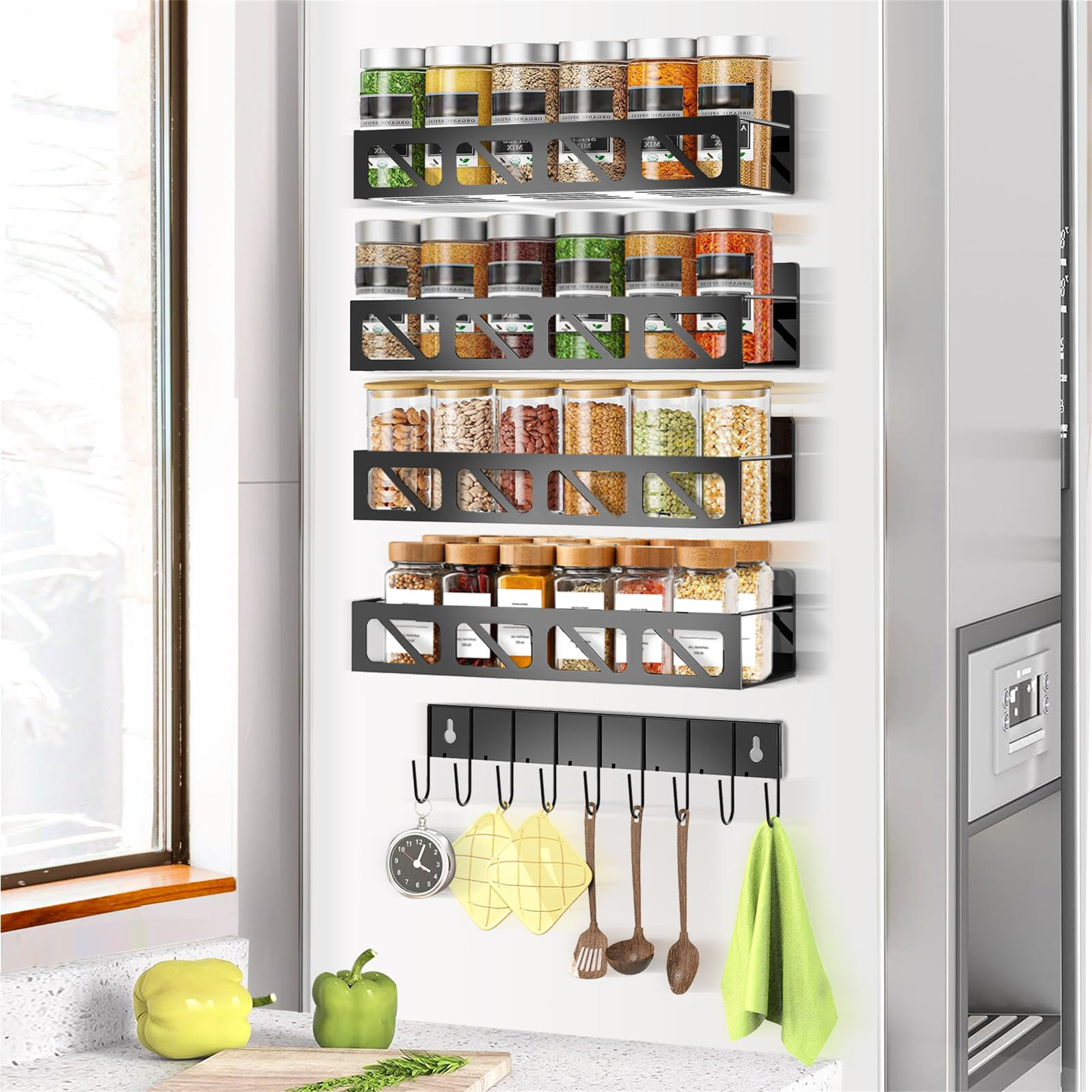 Rebrilliant Magnetic Spice Rack | Wayfair