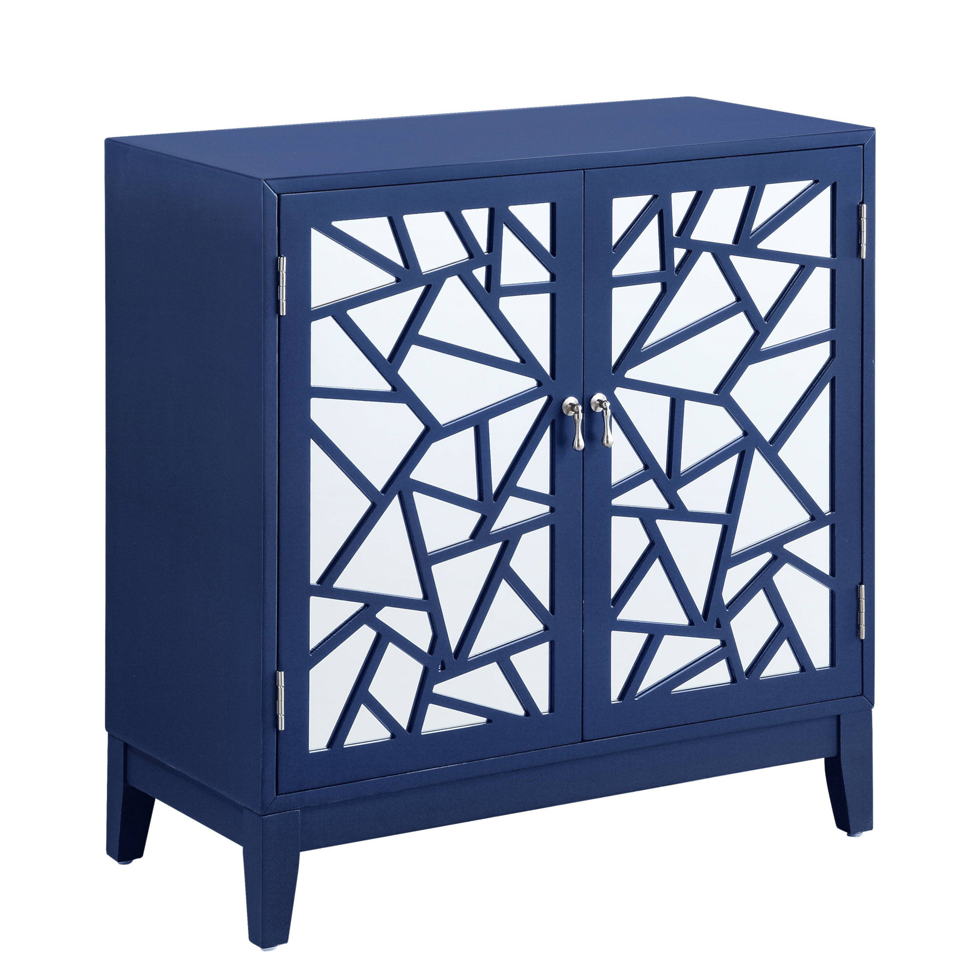 Breakwater Bay Einstein Blue Finish Console Cabinet | Wayfair